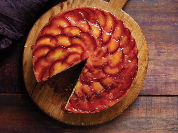 Upside Down Plum Cake Hy Vee